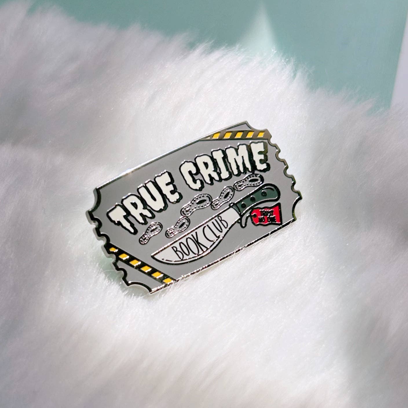 True Crime Book Club Enamel Pin – The Spine & Vine Bookstore